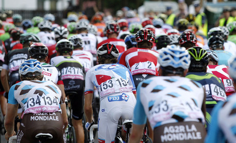 Pack Cyclists Action During Third Stage Editorial Stock Photo - Stock ...