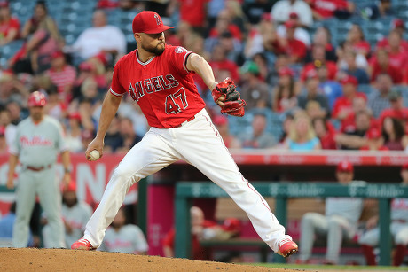 Los Angeles Angels Starting Pitcher Ricky Editorial Stock Photo - Stock ...