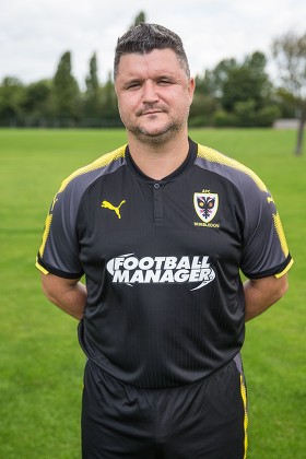 Afc Wimbledon Coach Simon Bassey During Editorial Stock Photo - Stock ...