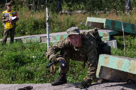Russian Soldier Attends Army Scout Masters Editorial Stock Photo ...