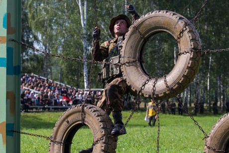 Russian Soldiers Attend Army Scout Masters Editorial Stock Photo ...