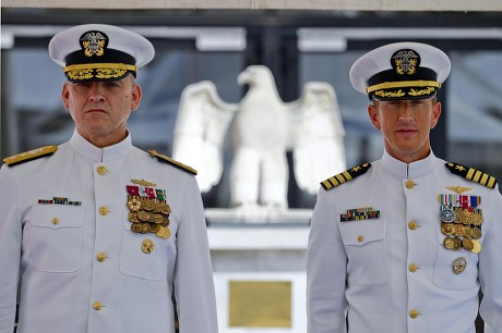 Admiral Rick Williamson L Captain Todd Editorial Stock Photo - Stock ...