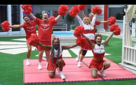 Cheerleading Task Red Team Editorial Stock Photo - Stock Image ...