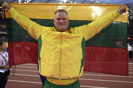 Gold Medalist Andrius Gudzius Lithuania Poses Editorial Stock Photo ...