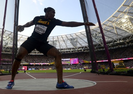 Fedrick Dacres Jamaica Competes Mens Discus Editorial Stock Photo ...