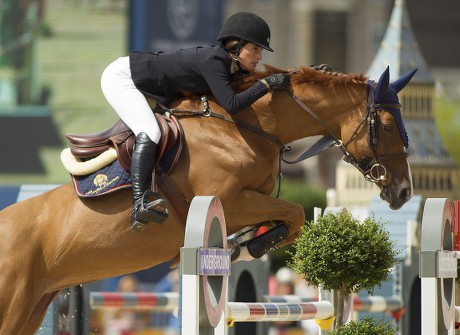Jessica Springsteen Usa Riding Tiger Lily Editorial Stock Photo - Stock ...