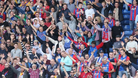 Crystal Palace Fans Chant Sing During Editorial Stock Photo - Stock ...