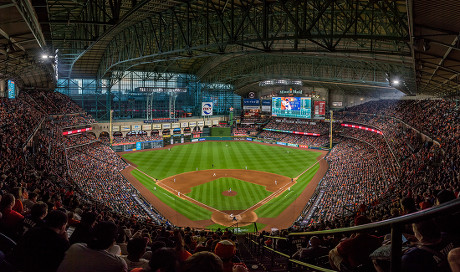 General View Minute Maid Park Roof Editorial Stock Photo - Stock Image ...