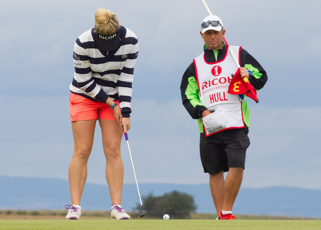 Women's British Open golf tournament, Final Round, Kingsbarns Links, St ...