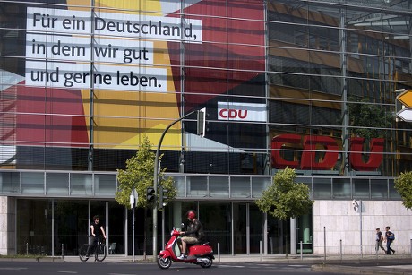 Campaign Poster Party Cdu Their Election Editorial Stock Photo - Stock ...