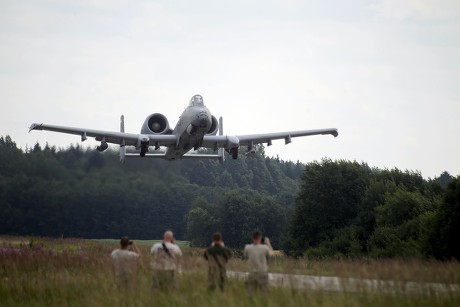 Us Air Force Attack Aircraft A10 Editorial Stock Photo - Stock Image ...