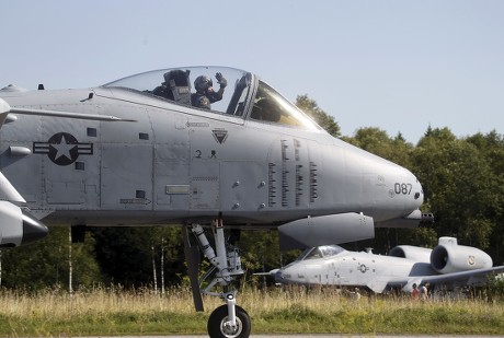 Us Air Force Attack Aircraft A10 Editorial Stock Photo - Stock Image ...