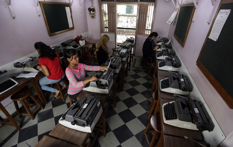 Indian Students Practice Manual Typewriting Abhyankar Editorial Stock ...