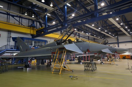 Two Eurofighter Typhoon Fighter Jets Stationed Editorial Stock Photo ...
