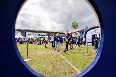 2017 Women's Rugby World Cup Fan Zone UCD Dublin - 13 Aug 2017 Stock ...