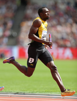 Mens 4x100m Relay Team Featuring Usain Editorial Stock Photo - Stock ...