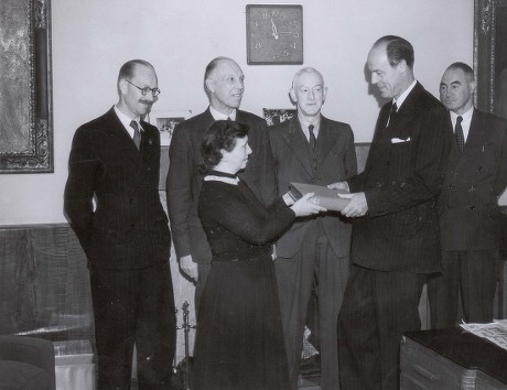 Lord Rothermere Receives Autographed Presentation Album Editorial Stock ...