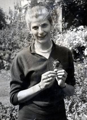Elizabeth Jane Howard Author Pictured Garden Editorial Stock Photo ...