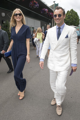 Jude Law Wimbledon 2016 Tennis Championships Editorial Stock Photo ...