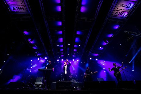 Members French Electrorock Band Her Perform Editorial Stock Photo ...