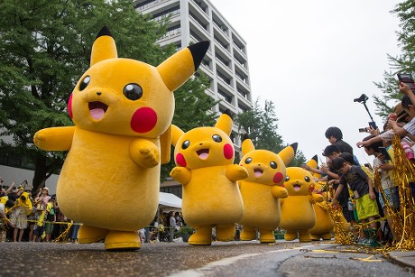 Pikachu Characters March During Pikachu Carnival Editorial Stock Photo ...