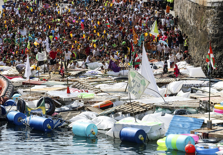 View Traditional Pirate Boarding San Sebastians Editorial Stock Photo ...