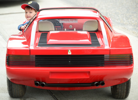 Five Year Old Sebastian Goss Gets Editorial Stock Photo - Stock Image ...