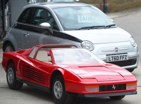Half Scale Model Ferrari Testarossa Beside Editorial Stock Photo ...