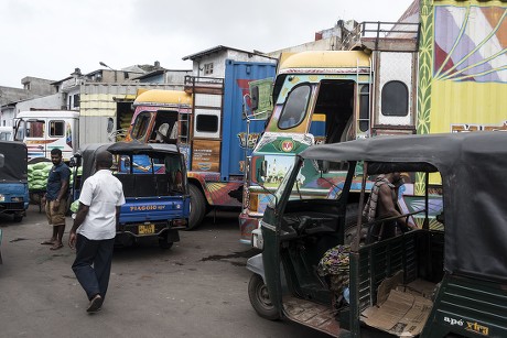 Fleet Trucks Line Loading Unloading Fresh - Foto de stock de contenido ...