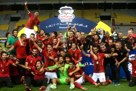 Al Ahly Players Celebrates Trophy After Editorial Stock Photo - Stock ...