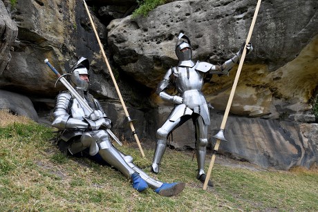 Medieval Jousters Andrew Mckinnon L Luke Editorial Stock Photo - Stock ...
