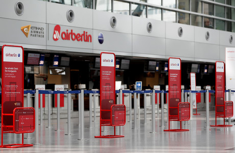 Empty Checkin Counter German Carrier Air Editorial Stock Photo - Stock ...