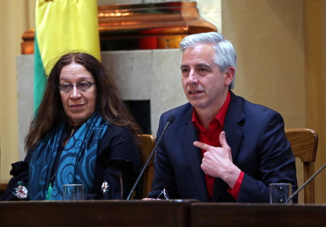 Alvaro Garcia Linera Maribel Aponte Editorial Stock Photo - Stock Image ...