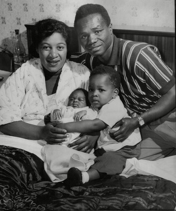 Nigerian Boxer Hogan Kid Bassey Wife Editorial Stock Photo - Stock ...