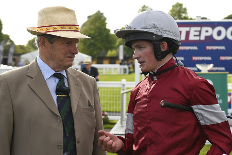 Andrew Balding Speaks Jockey Rob Hornby Editorial Stock Photo - Stock ...