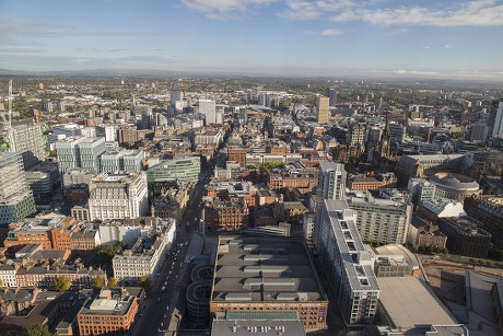 Arial Views Manchester Top Beetham Tower Editorial Stock Photo - Stock ...