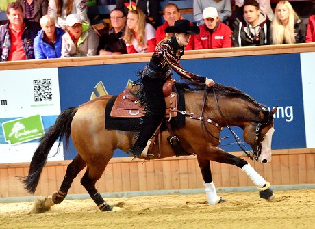 FEI World Reining Championships, CS Ranch, Givrins, Switzerland - 11 Aug 2017 Stock Pictures ...