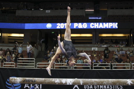 Gymnast Emily Gaskins On First Day Editorial Stock Photo - Stock Image ...