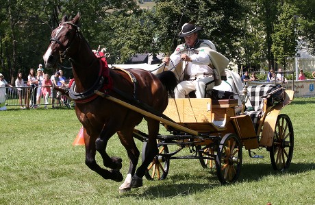 Polish Gorals Highlanders Compete Horsedrawn Carriage Editorial Stock ...