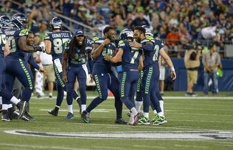 NFL Minnesota Vikings vs Seattle Seahawks, USA - 18 Aug 2017 Stock ...