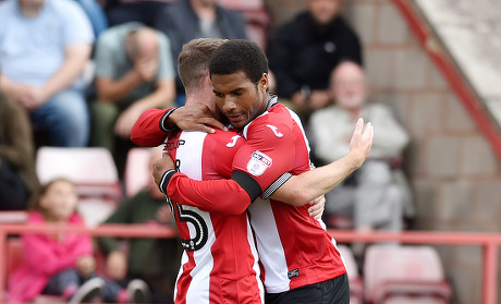 Goal Celebrations Reuben Reid Exeter City Editorial Stock Photo - Stock ...