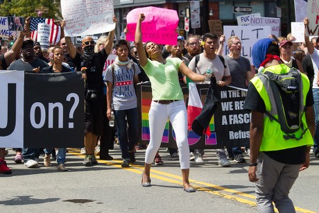 Free Speech Rally Boston, USA - 19 Aug 2017 Stock Pictures, Editorial ...