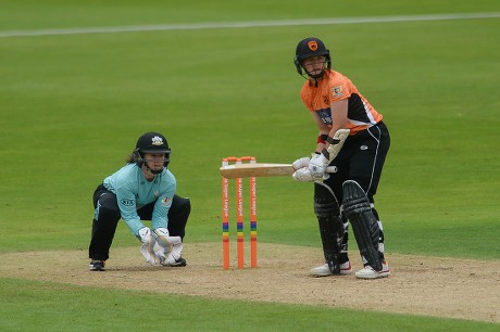Arran Brindle Southern Vipers Batting During Editorial Stock Photo ...