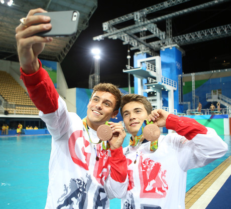 Tom Daley Daniel Goodfellow Take Selfie Editorial Stock Photo - Stock ...