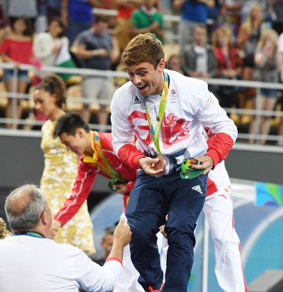 Tom Daley Daniel Goodfellow Receive Bronze Editorial Stock Photo ...