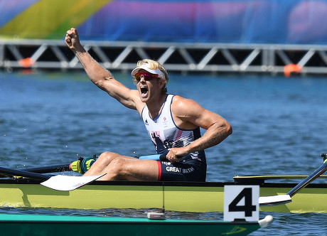 Andrew Triggs Hodge Salutes Gold Medal Editorial Stock Photo - Stock ...