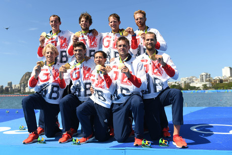 Team Gb Rowing Mens Eight Gold Editorial Stock Photo - Stock Image ...