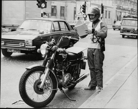 Jon Bell Dispatch Rider Fleet Street Editorial Stock Photo - Stock ...