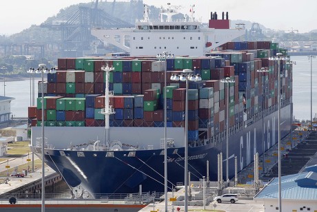 Ship Tcma Cgm T Roosevelt Makes Editorial Stock Photo - Stock Image ...