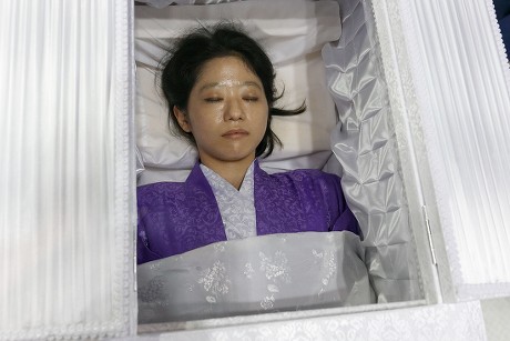 Member Staff Seen Inside Coffin After Editorial Stock Photo - Stock ...